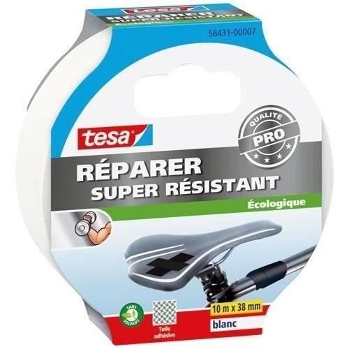 TESA Premium écologo réparation super résistant blanc 10mx38mm ...