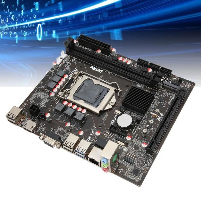 ZJCHAO carte mère PC Carte Mère D'ordinateur de Bureau, Double Canal ...