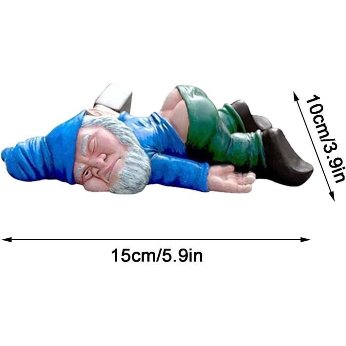 Nain De Jardin Doigt Humour Statue Gnome De Jardin Polyrésine Nains De ...