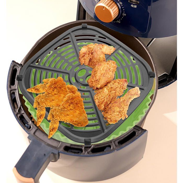 Grille antiadhésive pour friteuse à air - GREENVEA - Dimensions 22.5x22 ...