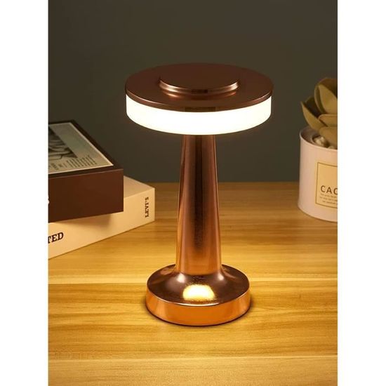 Métal Sans Fil Avec Capteur Tactile Rechargeable Veilleuse De Bureau ...