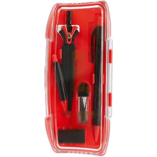 8 PCS Compass Ensemble de Dessin Compas Math Compass avec des règles de ...