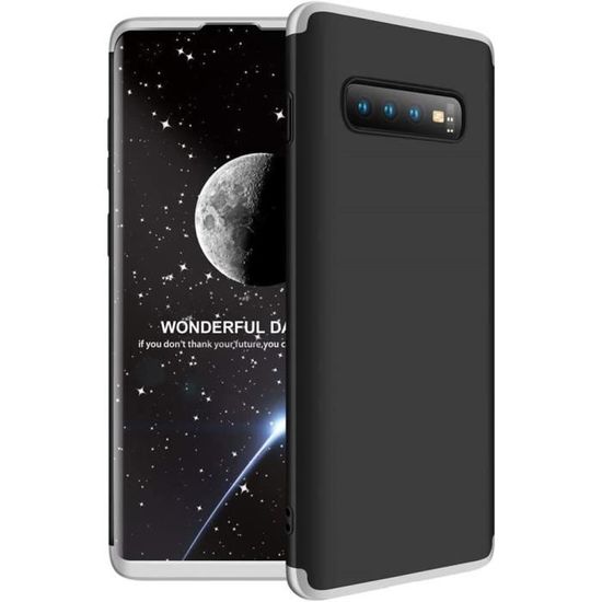 Coque Samsung S10 Plus 3 en 1 Design ultra fin PC rigide Protection à ...