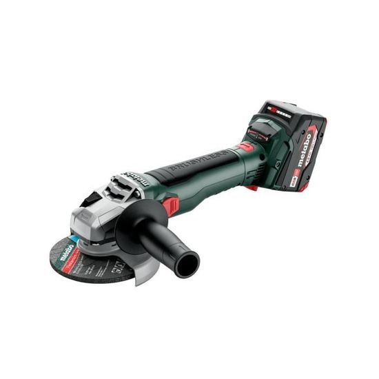Meuleuse d'angle sans fil METABO - W 18 LT BL 11-125 - 18V - 2 x 4,0 Ah Li-Power - Cdiscount ...