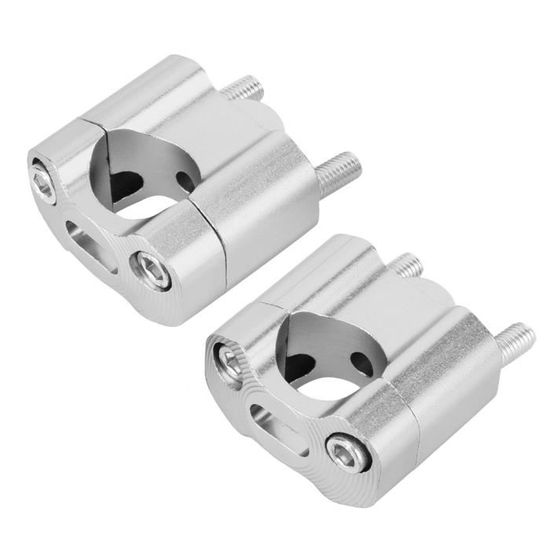 Mxzzand Rehausseur de guidon Paire de pinces de montage pour guidon de moto, 22mm/28mm, 1/8 ...