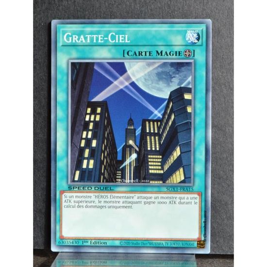 Carte YU-GI-OH SGX1-FRA15 Gratte-Ciel NEUF FR - Cdiscount Jeux - Jouets
