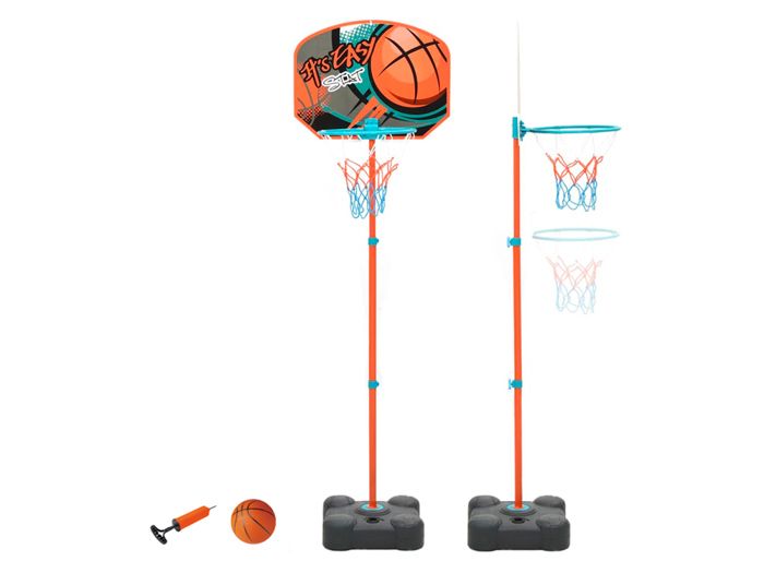 Panier de Basket Ajustable pour Enfant - Hauteur 109 à 141 cm - Socle ...