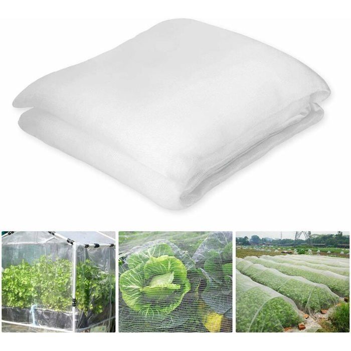 Filet Protection Anti Insecte, 2.5 x 10 M en Maille pour Jardin ...