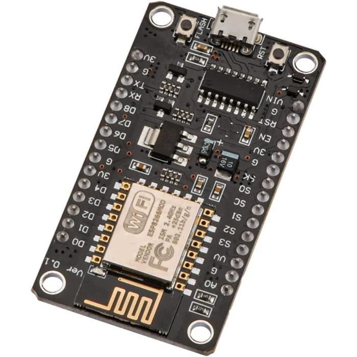 ESP8266 Carte de développement WiFi NodeMCU CH340G ESP-12E Module Wi-Fi A583 - Cdiscount ...