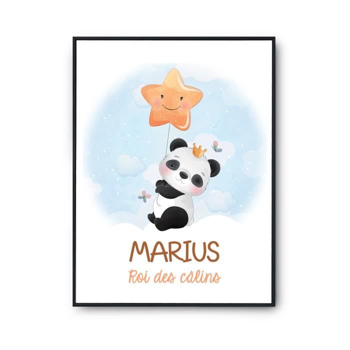 Affiche Marius bébé Panda Roi des Câlins A4 (21 x 29.7 cm) - Cdiscount ...