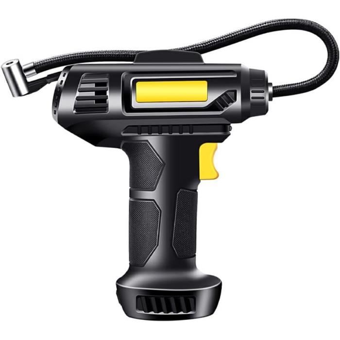 Compresseur D'Air Gonfleur De Pneu Électrique Sans Fil Affichage ...