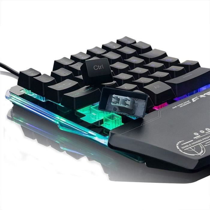 Clavier Clavier De Métal Rvb Coloré Mange De Poulet Lol Keyboard D'Une ...