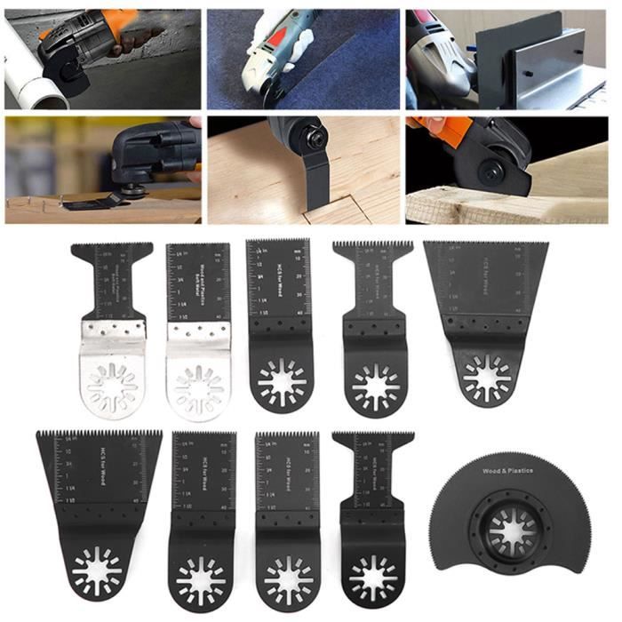 YID-lame oscillante Lames de Scie Oscillante, Ensemble de 10 Lames ...