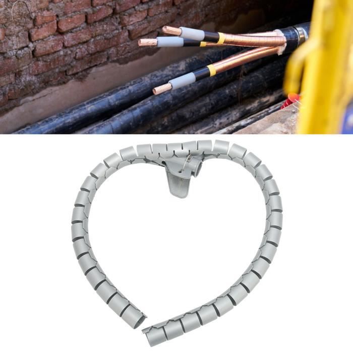 EJ.life Gaine de câble enroulé 10m gris - Organiseur pour fils ...