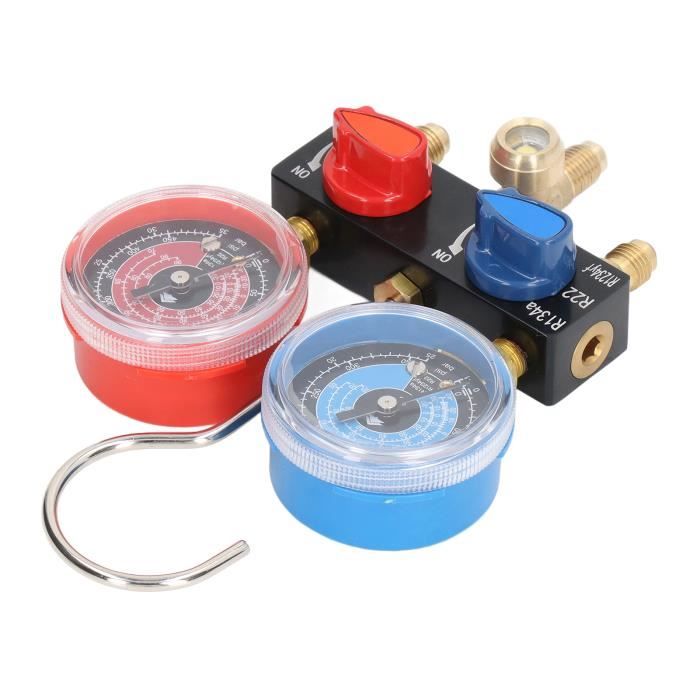 EJ.life Manifold de Jauge Clim Auto Mini pour R22 R134a R1234yf - Cdiscount Auto