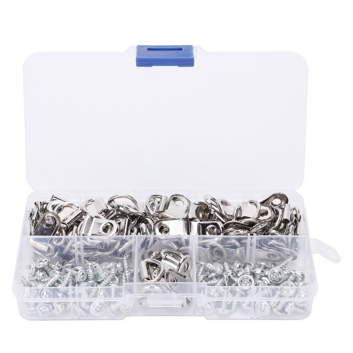 Kit de cintre d'image - FDIT - Anneau en D - 80 pièces - Vis en fer ...