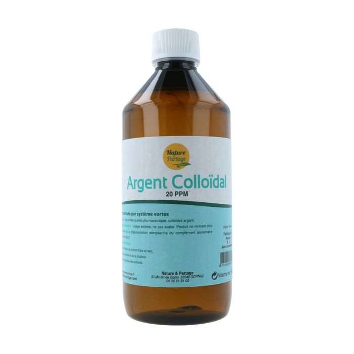 Argent colloïdal - 20 ppm - 500 ml - 0,6 - Cdiscount Librairie