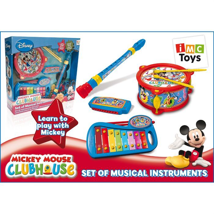 Pack Musical Mickey 4 instruments - Cdiscount Jeux - Jouets