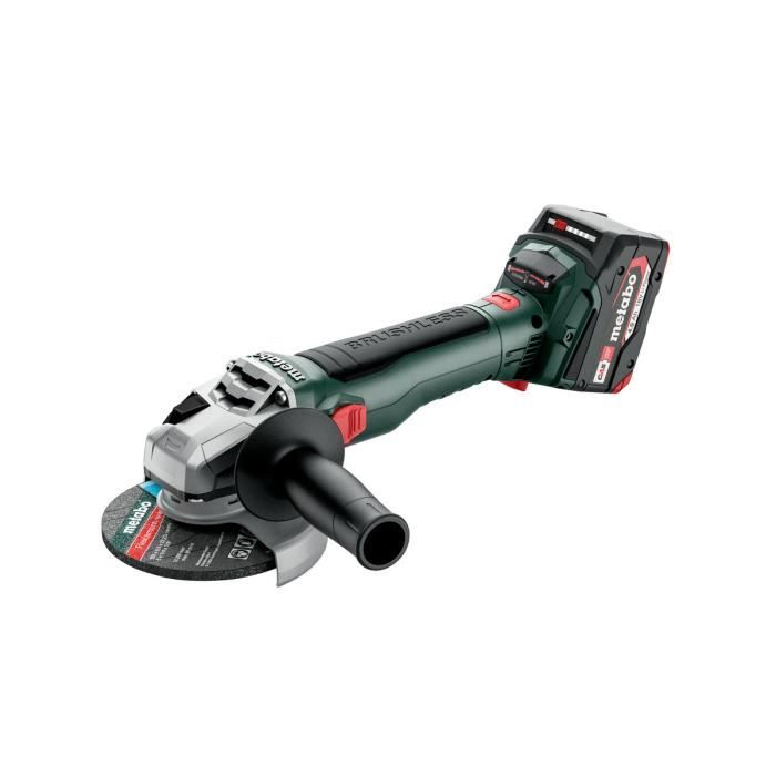 Meuleuse d'angle sans fil METABO - W 18 LT BL 11-125 - 18V - 2 x 4,0 Ah Li-Power - Cdiscount ...