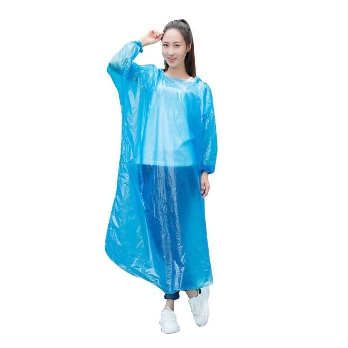 Trench,Manteau de pluie jetable imperméable pour adulte, Poncho à ...