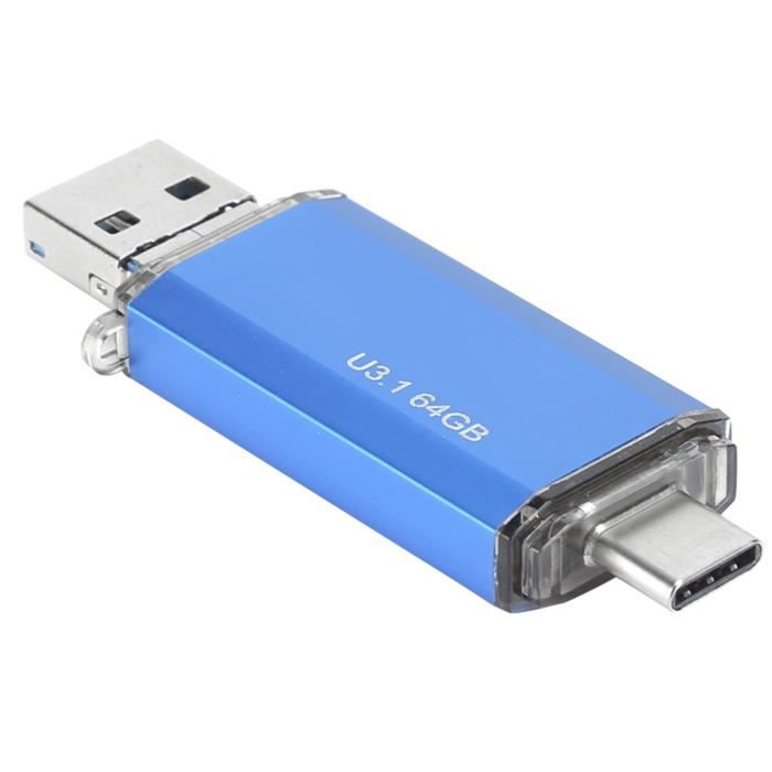 Qiilu Clé USB 3.0 MAIKOU USB Flash Drive 3 en 1 USB 3.0 / Type-C ...