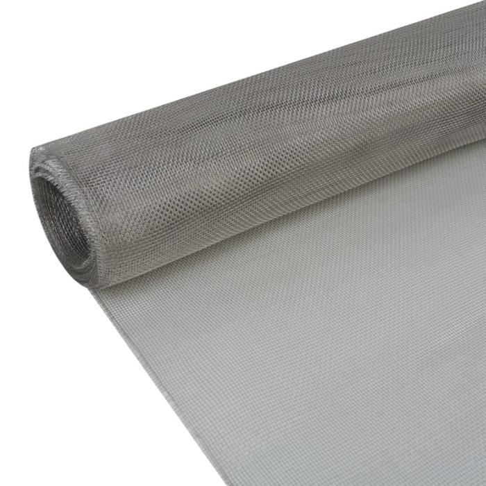 Filet en acier inoxydable 100x500 cm - QQMORA - DRG30571 - Gris ...