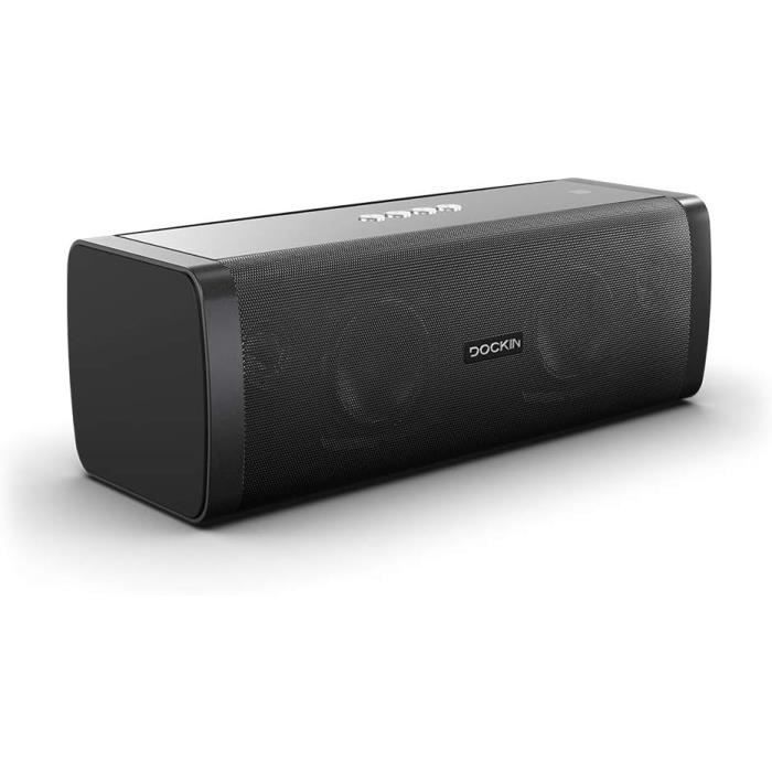 D Fine Enceinte Bluetooth Hifi 50W Mini Sono Portable, Son Stéréo ...
