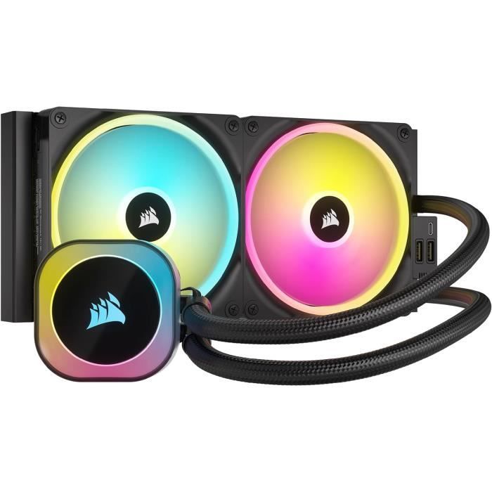 Icue Link H115I Rgb Liquid Cpu Cooler - 280Mm Aio - Ventilateurs Qx140 ...
