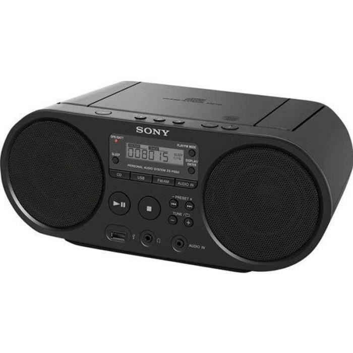BALADEUR - LECTEUR CD - CASSETTE SONY - Boombox ZSPS50BCED CD USB - AM ...