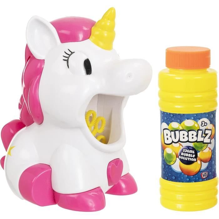 Bubblz Unicorn Bubble Pal | Machine à Bulles | Comprend Une Machine à ...