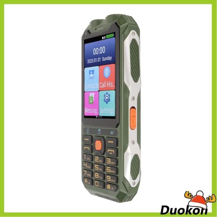 Téléphone Portable Senior Robuste 4G 4 pouces Bouton Géant Batterie ...