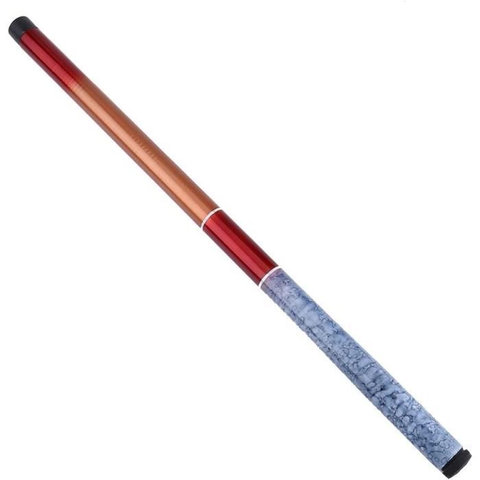 Main Canne À Pêche Tige Télescopique En Verre En Acier Pôle Eau Douce ...