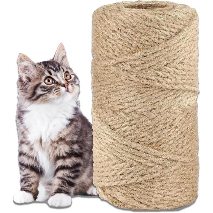 6Mm×50M Corde Arbre À Chat, Ficelle Jute Naturel, Corde En Sisal Pour ...
