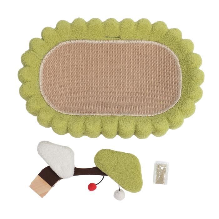 Planche à gratter pour chat, salon à gratter confortable avec jouets d ...