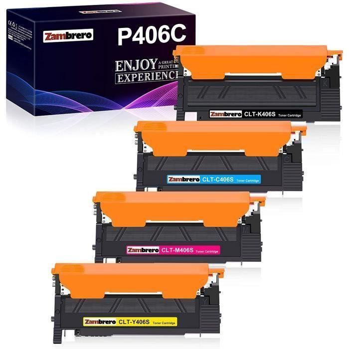 Cartouches Toner compatible Samsung CLT-P406C CLT-406S pour Samsung Xpress CLX-3303 CLX- 3303FW ...