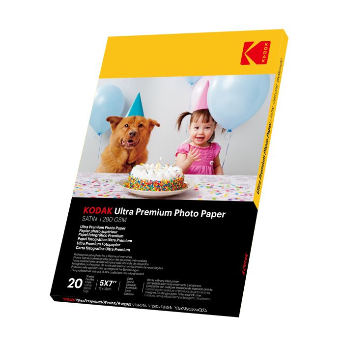 KODAK Ultra Premium Photo Paper - 20 Feuilles 13x18 cm - Papier Satiné ...