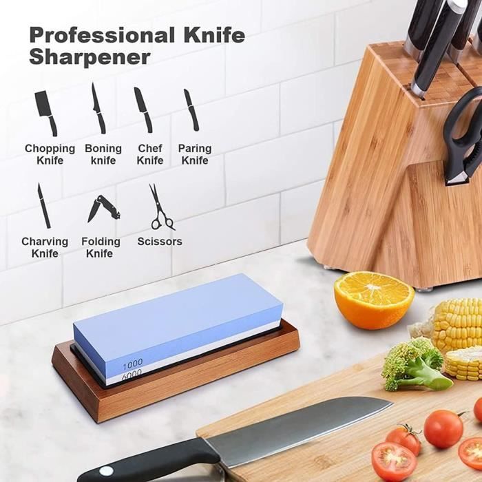 Pierre à Aiguiser - SANAG - Modèle A1078 - Grain 1000/6000 - Manuel ...