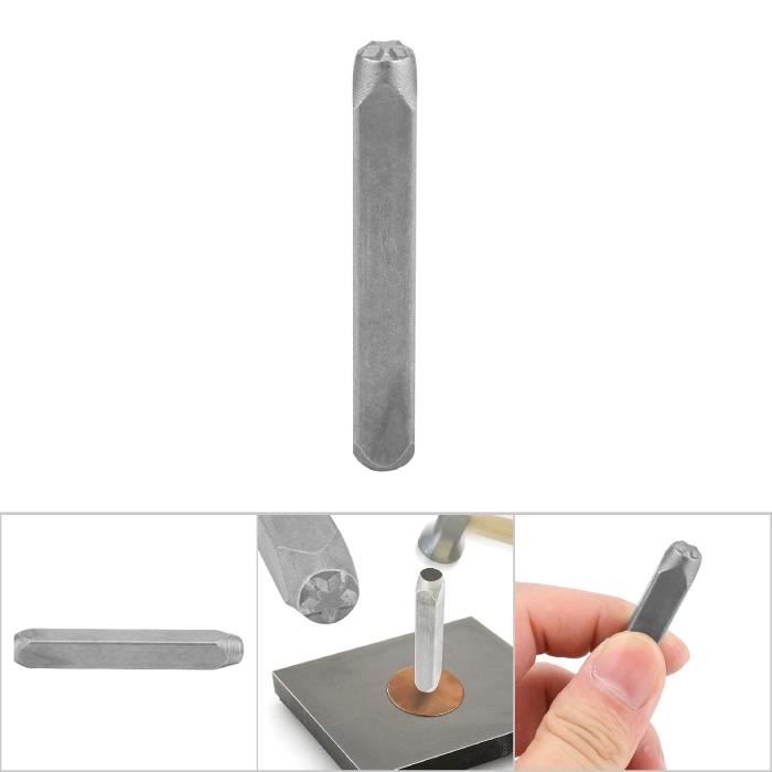 Tampon en métal SONEW - Poinçon en acier CR V pour personnaliser le ... Tampon en métal SONEW - Poinçon en acier CR V pour personnaliser le ...