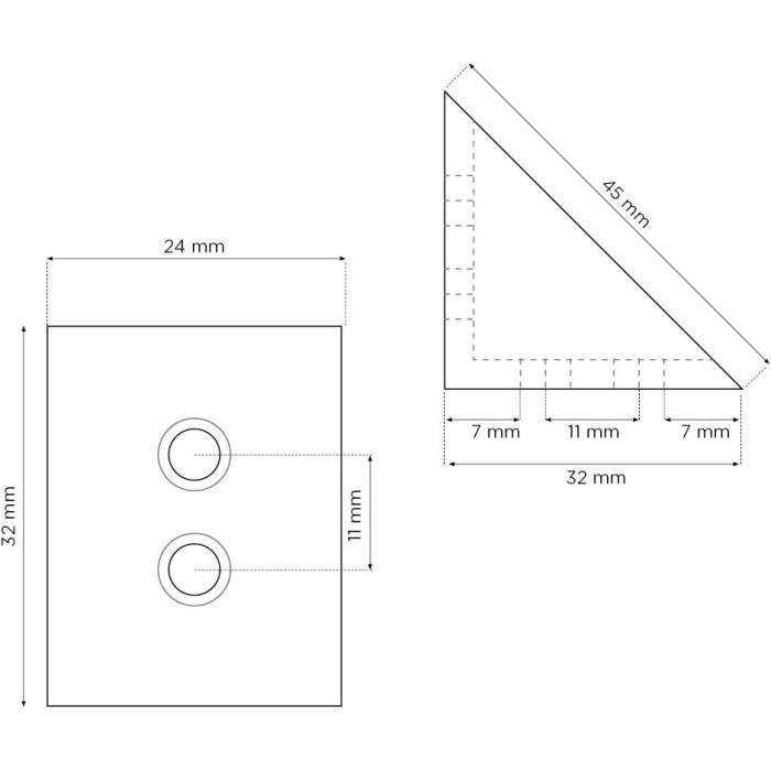 40 X ® Equerre D'Angle-Connecteurs De Meubles-Équerre Étagère | Bt1 | 4 ...