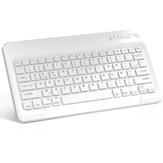FOGARI AZERTY French AZERTY Bluetooth Tablet Keyboard 12 Inches ...