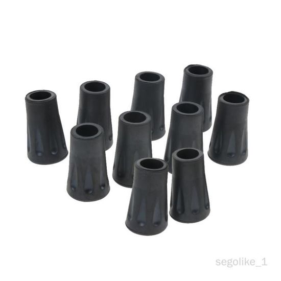 10pcs Embouts béquilles Cannes de Marche Bâtons Randonnée Pédestre ...