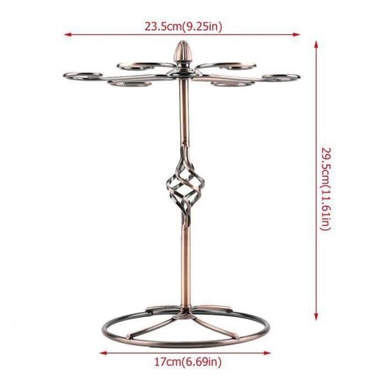 Porte-verre à vin rouge drain inversé support Support de suspension ...