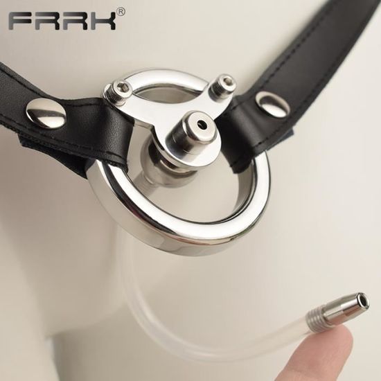 (FRRK-163CD-41mm)Cage de chasteté négative pour homme, dispositif avec ceinture à sangle de ...