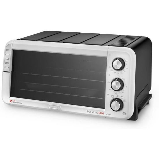 Mini four électrique de 12L a Convection 1400W noir blanc - Cdiscount Electroménager