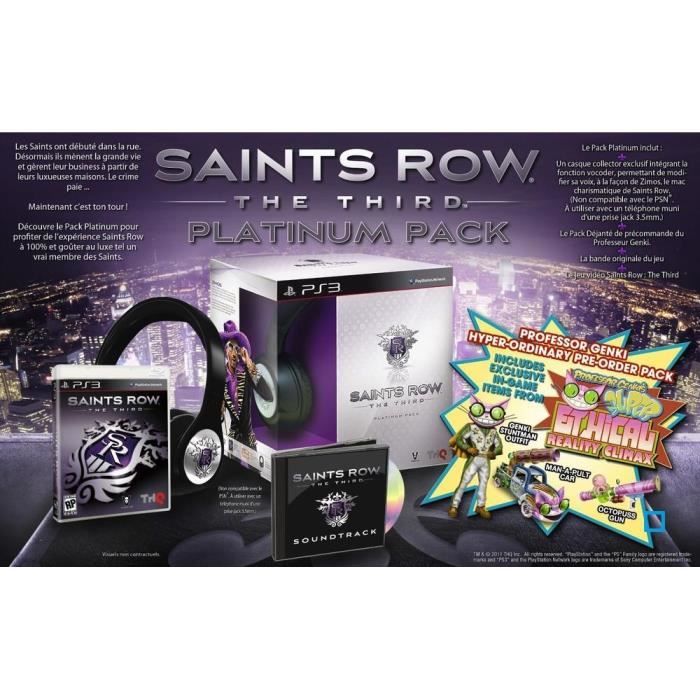 SAINTS ROW THE THIRD COLLECTOR / Jeu console PS3 - Cdiscount Jeux vidéo