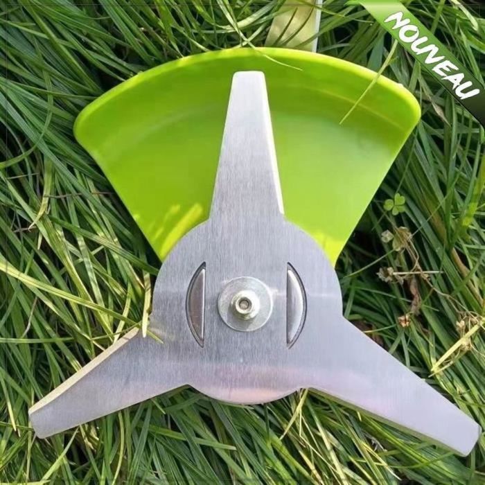 COUPE BORDURE VGEBY Lame Coupe-Bordure 3 Dents Inox Anti Enroulement Jardin Accessoire ...