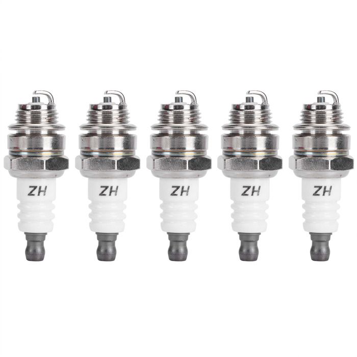 Lot de 5 bougies d'allumage L7T adaptées au souffleur de tondeuse BM6A BPMR7A RCJ6Y RCJ7Y WSR5F ...