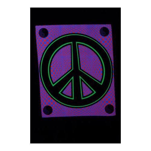 Poster fluo en tissu Peace UV - Cdiscount