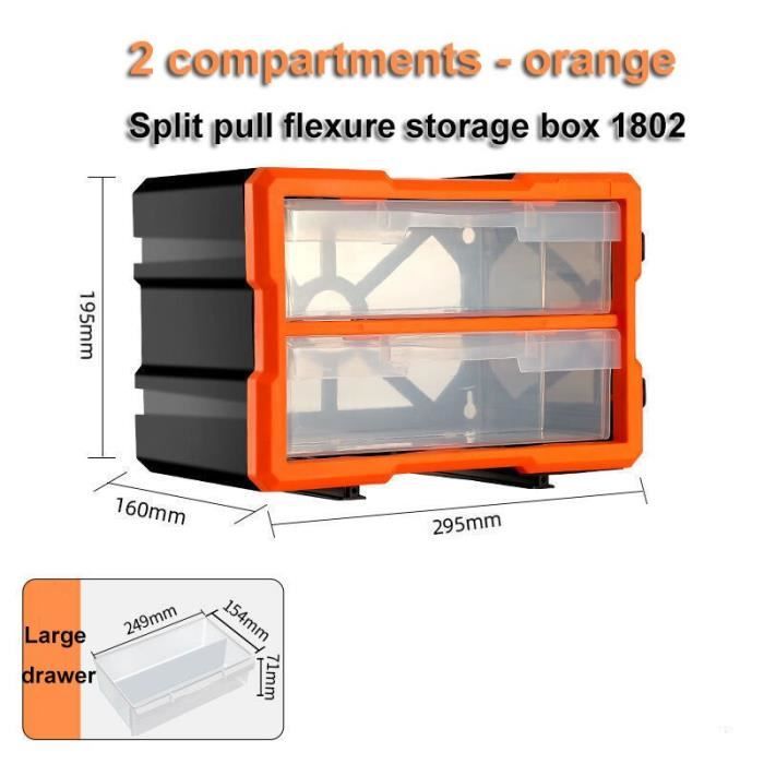Tiroir En Treillis Boîte À Outils En Plastique Matériel Boîte De ...