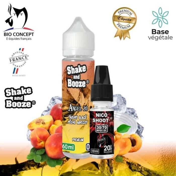 E-liquide Shake & Booze - Angel BioConcept - 03 mg + 1 NicoShoot - 30 ...